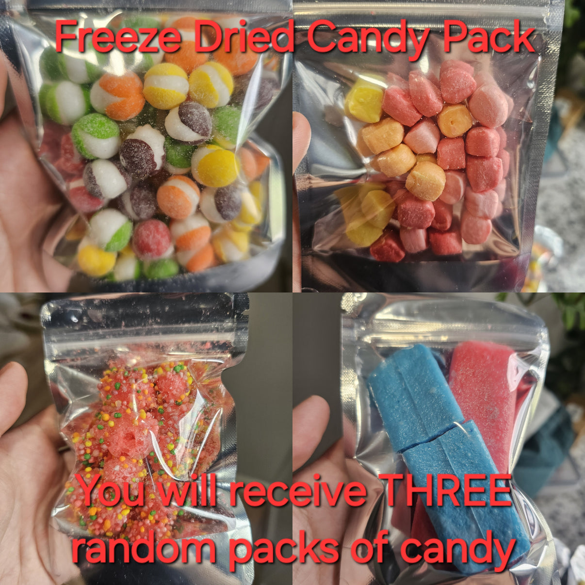 Freeze Dried Candy Sampler – Fuzzy Friends Studios